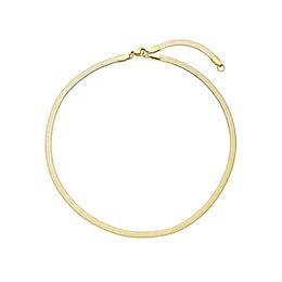 Kette ohne Anhänger PURELEI "Schmuck Geschenk I'lalo Choker", gold (gelbgoldfarben), Halsketten, Damen, Edelstahl, L: 40 B: 4mm, B:4mm