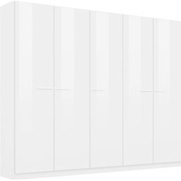 Drehtürenschrank Rauch "Kleiderschrank Schrank Garderobe TOPSELLER OTELI inkl. Inneneinteilung", weiß (alpinweiß, hochglanz weiß), B:226cm H:229cm T:54cm, Holzwerkstoff, Schränke, mit zusätzlichen Einlegeböden, optional mit Spiegel MADE IN GERMANY
