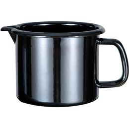 Milchtopf GSW "Profi-Black-Star", schwarz, H:12cm Ø:14cm, Töpfe, 1,5 Liter, Induktion