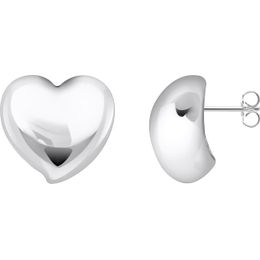 Paar Ohrstecker Thomas Sabo "Bold Elegance Herzform", silber (silberfarben), Ohrringe, Damen, Silber 925 (Sterlingsilber)