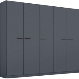 Drehtürenschrank Rauch "Kleiderschrank Schrank Garderobe TOPSELLER OTELI inkl. Inneneinteilung", grau (graumetallic), B:226cm H:229cm T:54cm, Holzwerkstoff, Schränke, mit zusätzlichen Einlegeböden, optional mit Spiegel MADE IN GERMANY