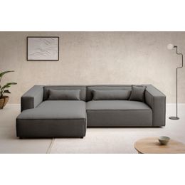LeGer Home by Lena Gercke "PIARA XXL, Big-Sofa, Cord, Leinenoptik o. Strukturstoff, L-Form" wahlweise Ottomane rechts/links, Kedernaht, extra tiefe Sitzfl&auml;che