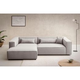 LeGer Home by Lena Gercke "PIARA XXL, Big-Sofa, Cord, Leinenoptik o. Strukturstoff, L-Form" wahlweise Ottomane rechts/links, Kedernaht, extra tiefe Sitzfl&auml;che