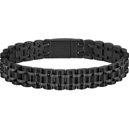 Armband BOSS "OWAN", schwarz, Armbänder, Herren, 19cm, Edelstahl