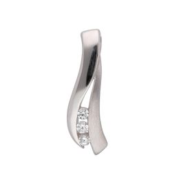 Adelia&acute;s Kettenanh&auml;nger ADELIA&acute;S "Damen Gold Schmuck 333 Wei&szlig;gold Anh&auml;nger mit Zirkonia", silber, Schmuckanh&auml;nger, Damen, mit Zirkonia, Gold, Kettenanh&auml;nger, mit Zirkonia Goldschmuck f&uuml;r Damen
