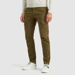 PME-Legend Cargohose PME LEGEND "Nordrop Stretch Twill", Herren, Gr. 42, Länge 30, grün (olive night), Twill, Obermaterial: 97% Baumwolle, 3% Elasthan, unifarben, regular fit knöchellang, Hosen Cargohose, mit Logo Stickerei