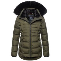 Winterjacke Navahoo "Lissandra", Damen, Gr. XXL (44), gr&uuml;n (olive), Obermaterial: 100% Polyester; Innenseite: 100% Polyester, Jacken Winterjacke, mit hochwertigem Steppdesign