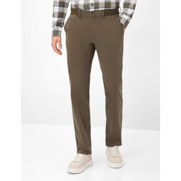 Chinohose Eurex By Brax "Style TORGE", Herren, Gr. 50, Normalgr&ouml;&szlig;en, olivgr&uuml;n, Web, 97% Baumwolle, 3% Elasthan, Hosen Chinohose
