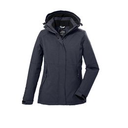Outdoorjacke Killtec "KOW 37 WMN JCKT", Damen, Gr. 36, blau (nachtblau), Obermaterial: 100% Polyester. Futter: 100% Polyester. Wattierung: 100% Polyester, Jacken, wärmend & winddicht & wasserabweisend, Übergangsjacke