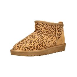 Snowboots Ara "Ara Stiefel Veloursleder", Damen, Gr. 41, leopard, Veloursleder, Schuhe