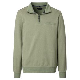 Sweatshirt Casamoda "Casamoda Sweatshirt uni", Herren, Gr. 4XL, gr&uuml;n (hellgr&uuml;n), 100% Baumwolle, Sweatshirts Sweatshirt