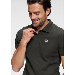 Poloshirt Kangaroos, Herren, Gr. S (44/46), gr&uuml;n (khaki), Piqu&eacute;, Obermaterial: 100% Baumwolle, Basic, normal, Shirts, Kurzarm, mit Polokragen, aus Piqu&eacute;-Stoff, aus 100% Baumwolle