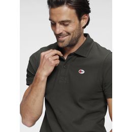 Poloshirt Kangaroos, Herren, Gr. XL (56/58), gr&uuml;n (khaki), Piqu&eacute;, Obermaterial: 100% Baumwolle, Basic, normal, Shirts, Kurzarm, mit Polokragen, aus Piqu&eacute;-Stoff, aus 100% Baumwolle
