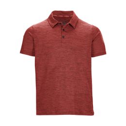 Poloshirt Killtec "MN PL SHRT", Herren, Gr. XXL, rot, Obermaterial: 94% Polyester, 6% Elasthan, Shirts, Feuchtigkeitstransportierendes, schnelltrocknendes Melange-Poloshirt
