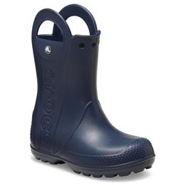 Gummistiefel Crocs "Kids’ Handle It Rain Boot", Mädchen, Gr. 36, navy, Croslite™, Schuhe, Matschstiefel mit großen Griffen zum einfachen An- und Ausziehen