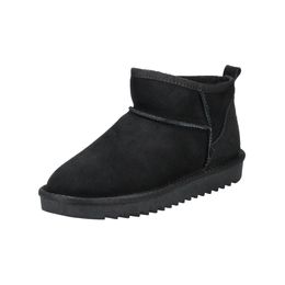Snowboots Ara "Ara Stiefel Veloursleder/Textil", Damen, Gr. 36, schwarz, Textil, Veloursleder, Schuhe