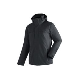 Winterjacke Maier Sports "Peyor M", Herren, Gr. 27, blau (schwarz), 100% Polyester, Jacken Winterjacke, warme Herren Jacke, wattierte Regenjacke, wasserdicht + atmungsaktiv