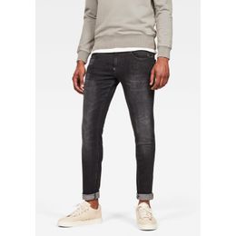G-Star Raw Skinny-fit-Jeans G-STAR "51010", Herren, Gr. 33, Länge 32, grau, Denim/Jeans, Obermaterial: 91% Baumwolle, 7% Elastomultiester, 2% Elasthan, skinny fit lang, Jeans