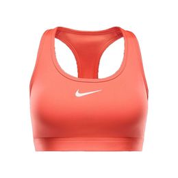 Nike Swoosh Med Sports Bra Bekleidung Damen rot