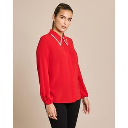 Maloo Bluse mit Strassbesatz