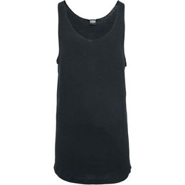 Urban Classics Long Shaped Open Edge Loose Tank Tank-Top schwarz in M TB964 black