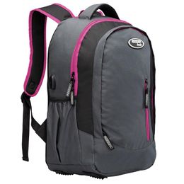 Monzana Sportrucksack Grau/Pink 34L