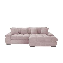 bobb Ecksofa mit trendigem Cordbezug Hella rosa/pink Maße (cm): B: 303 H: 96 T: 203.0 » Möbel Kraft