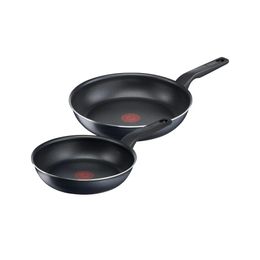 Tefal 2er-Pfannenset XL Force schwarz Aluminium » Möbel Kraft