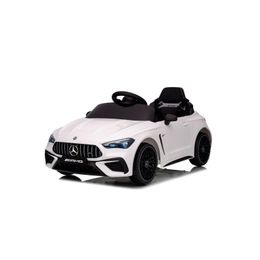 Chipolino Kinder Elektroauto Mercedes AMG CLE 53 Fernbedienung Stoßdämpfer LED weiß