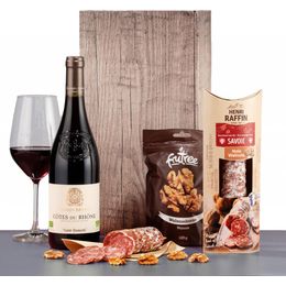 Rotwein-Cuv&eacute;e zu franz&ouml;sischer Salami und knackigen Waln&uuml;ssen