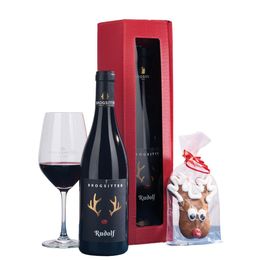 Rudolf &middot; Der Weihnachtswein + Lebkuchen Elchkopf
