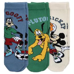 Topolino 3 Paar Micky Maus Socken mit Bio-Baumwolle