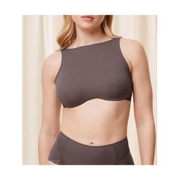 Triumph Bügel-BH "Natural Spotlight" in Grau - 75% | Größe 85C | Damen-bhs