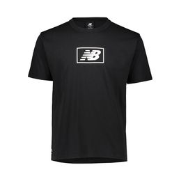 New Balance Shirt "Essentials" in Schwarz - 46% | Größe M | Herren-plussize