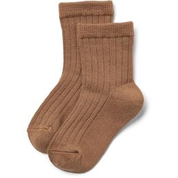 Wheat Woll-Socken in Hellbraun - 44% | Größe 25-28 | Babysocken-strumpfhosen