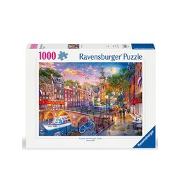 Ravensburger 1.000tlg. Puzzle "Sonnenuntergang Amsterdam" - ab 14 Jahren - 29% | Gesellschaftsspiele