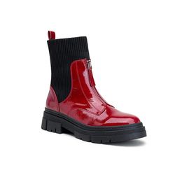 Foreverfolie Boots in Rot/ Schwarz - 59% | Größe 41 | Damen-stiefel