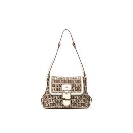 Fendi Schultertasche in Beige - (B)27 x (H)18 x (T)10 cm - 63% | Damen-taschen
