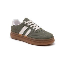 Foreverfolie Sneakers in Grün/ Weiß - 63% | Größe 40 | Damen-sneakers