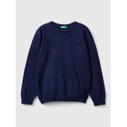 Benetton Pullover in Dunkelblau - 49% | Größe 104 | Baby-pullover-cardigans