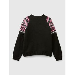 Benetton Pullover in Schwarz - 37% | Gr&ouml;&szlig;e 130 | Kinder-pullover