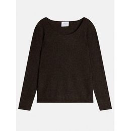 Perfect Cashmere Kaschmir-Pullover "Lindsay" in Dunkelbraun - 60% | Größe XXL | Damen-pullover-cardigans