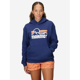 Marmot Hoodie "Coastal" in Dunkelblau - 50% | Größe L | Damen-sweatshirts-jacken