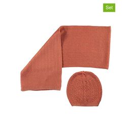 Like Flo 2tlg. Winteraccessoiresset "Like Flo Flo" in Orange - 49% | Größe 134-164 | Kinderschals