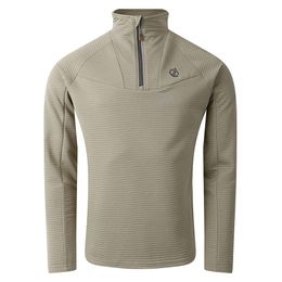 Dare 2b Funktionslongsleeve "Dignify IV" in Beige/ Grau - 57% | Größe M | Herren-sportshirts