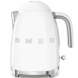 Smeg Wasserkocher, wei&szlig;, Metall, 1,7 L, 22.3x24.8x17.1 cm, automatische Abschaltung, manuelle Trockengehschutz, &Uuml;berhitzungsschutz, 360&deg;-Sockel, Anti-Rutsch-F&uuml;&szlig;e, ergonomischer Griff, flaches Heizelement, abgedecktes weit aufklappbarer Deckel, herausnehmbarer Filter, Signalton, Beleuchtung, K&uuml;chenger&auml;te, Wasserkocher