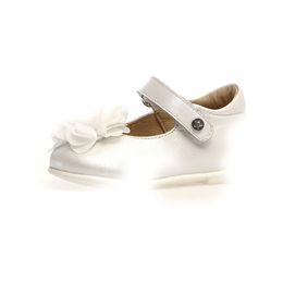 Naturino Leder-Ballerinas "Pennily" in Weiß - 46% | Größe 23 | Baby-schnuerschuh