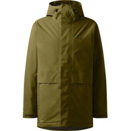 Haglöfs Haglöfs Funktionsparka "Salix Proof Mimic II" in Khaki - 40% | Größe XL | Herrenjacken