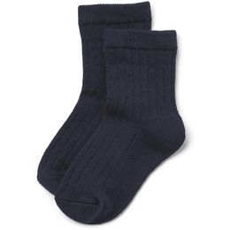 Wheat Woll-Socken in Dunkelblau - 29% | Größe 25-28 | Babysocken-strumpfhosen