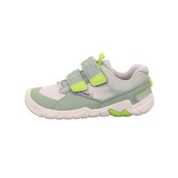 Superfit Barfuß Leder-Sneakers "Trace" in Grün/ Weiß - 34% | Größe 25 | Kindersneakers